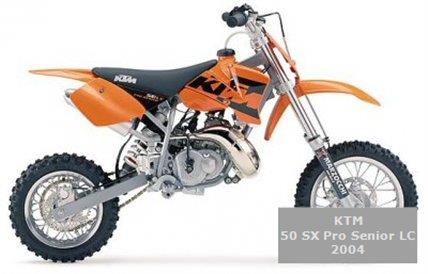 KTM 50 SX Pro Senior LC - 2004 - technické parametry, názory motorkářů ...