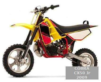 Cobra CX50 Jr - 2009 - technické parametry, názory motorkářů, servisní manuály