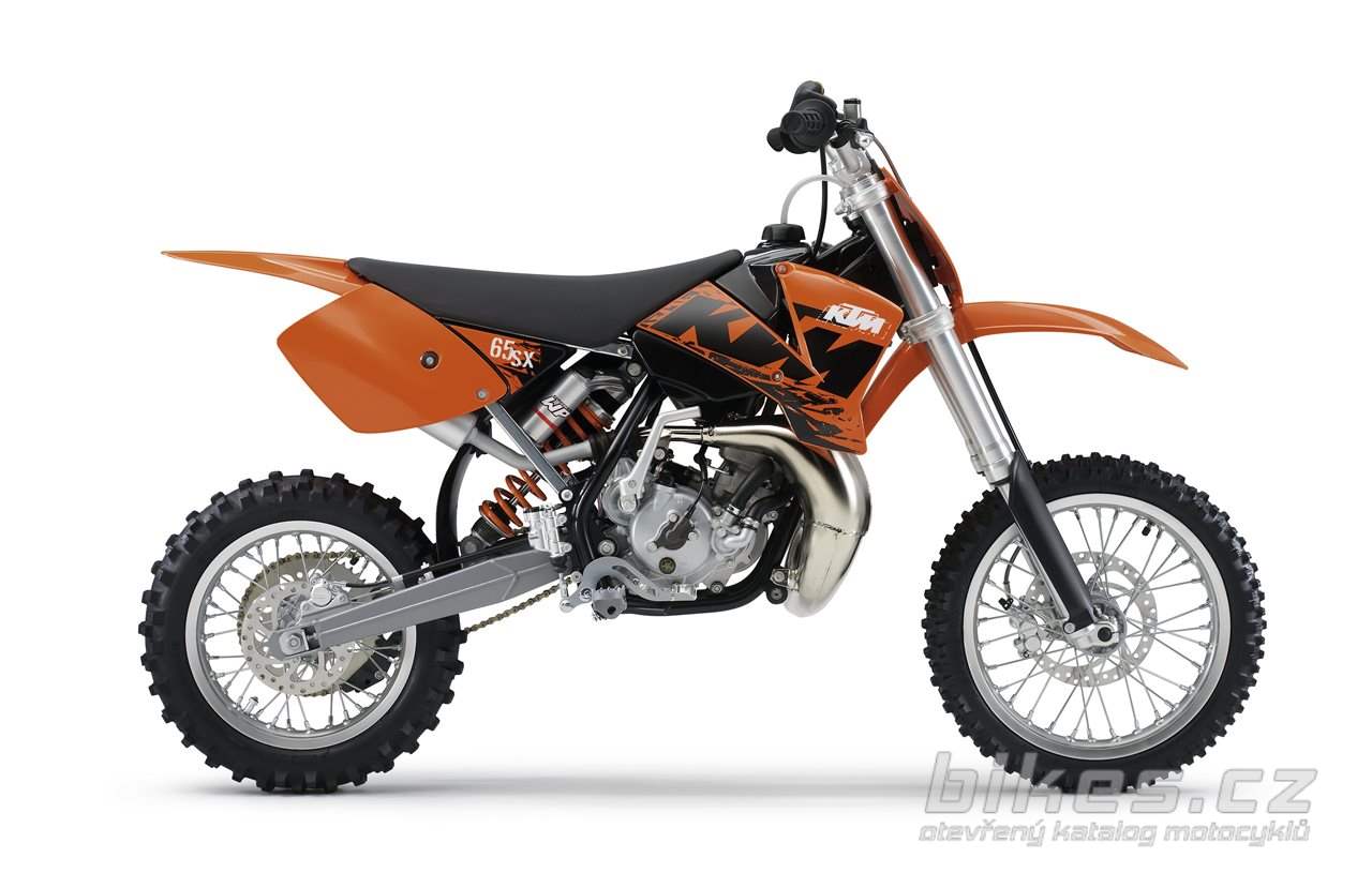 KTM 65 SX - 2006 - technické parametry, názory motorkářů, servisní manuály